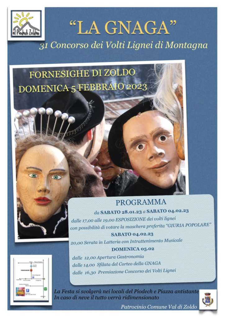 Gnaga programma | Val di Zoldo